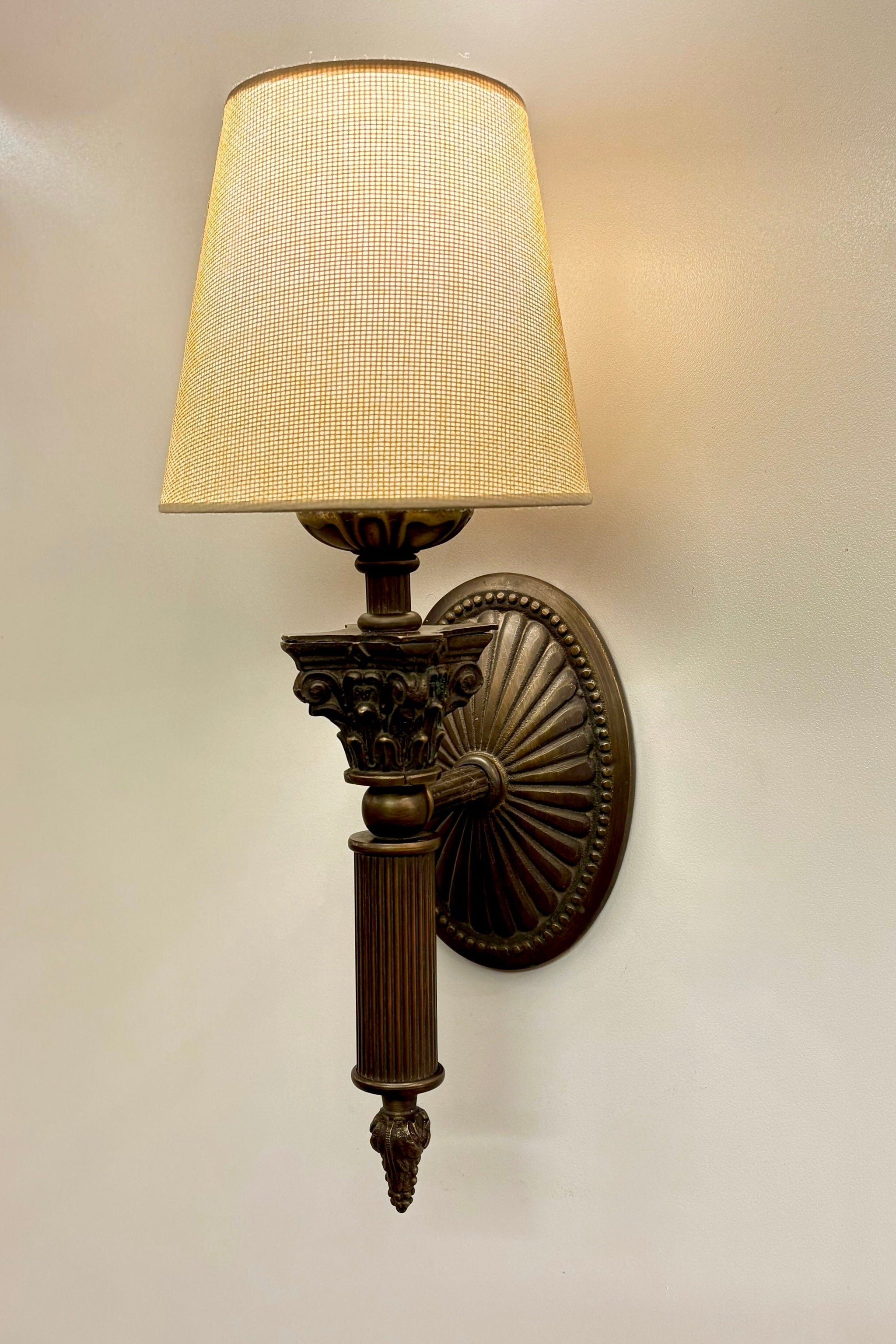 KORON Handmade Brass Wall Sconce